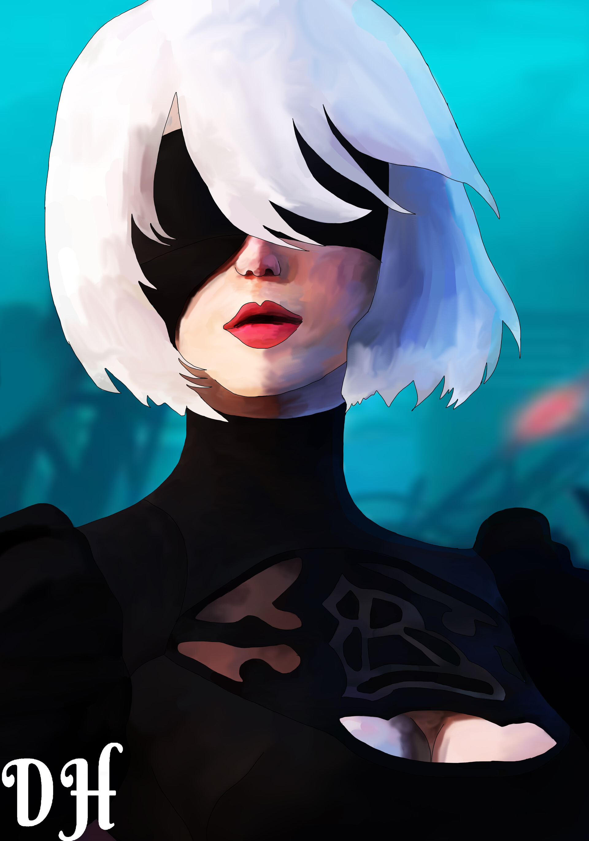 ArtStation - Nier Automata - 2B Fanart