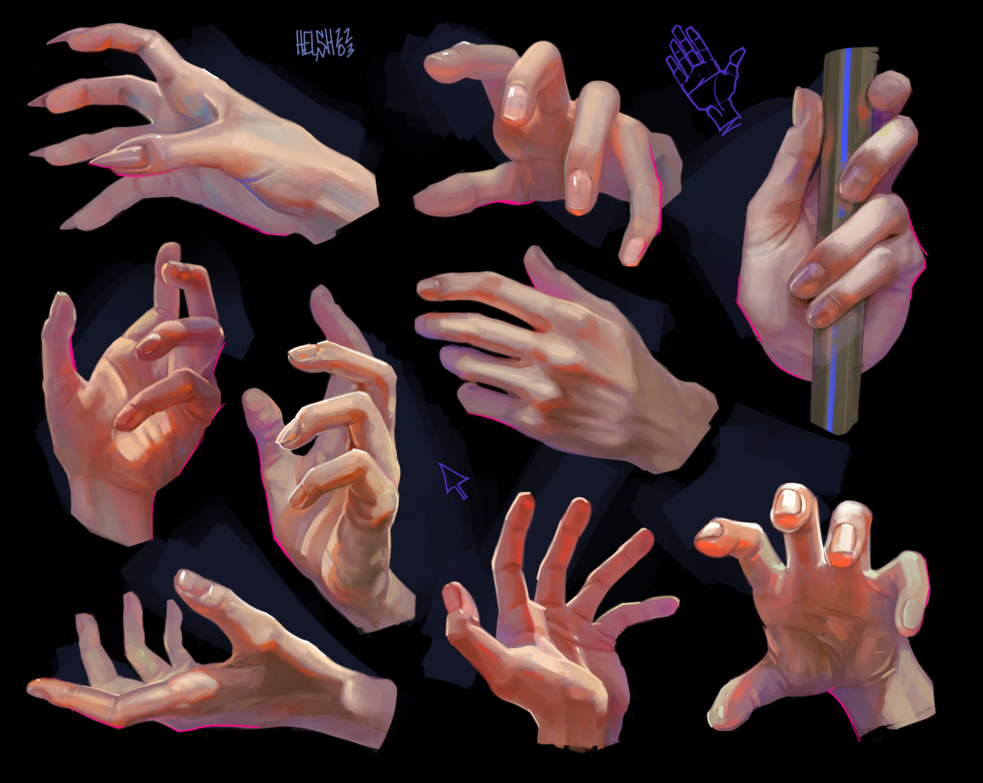 ArtStation - Hands humiliating AI