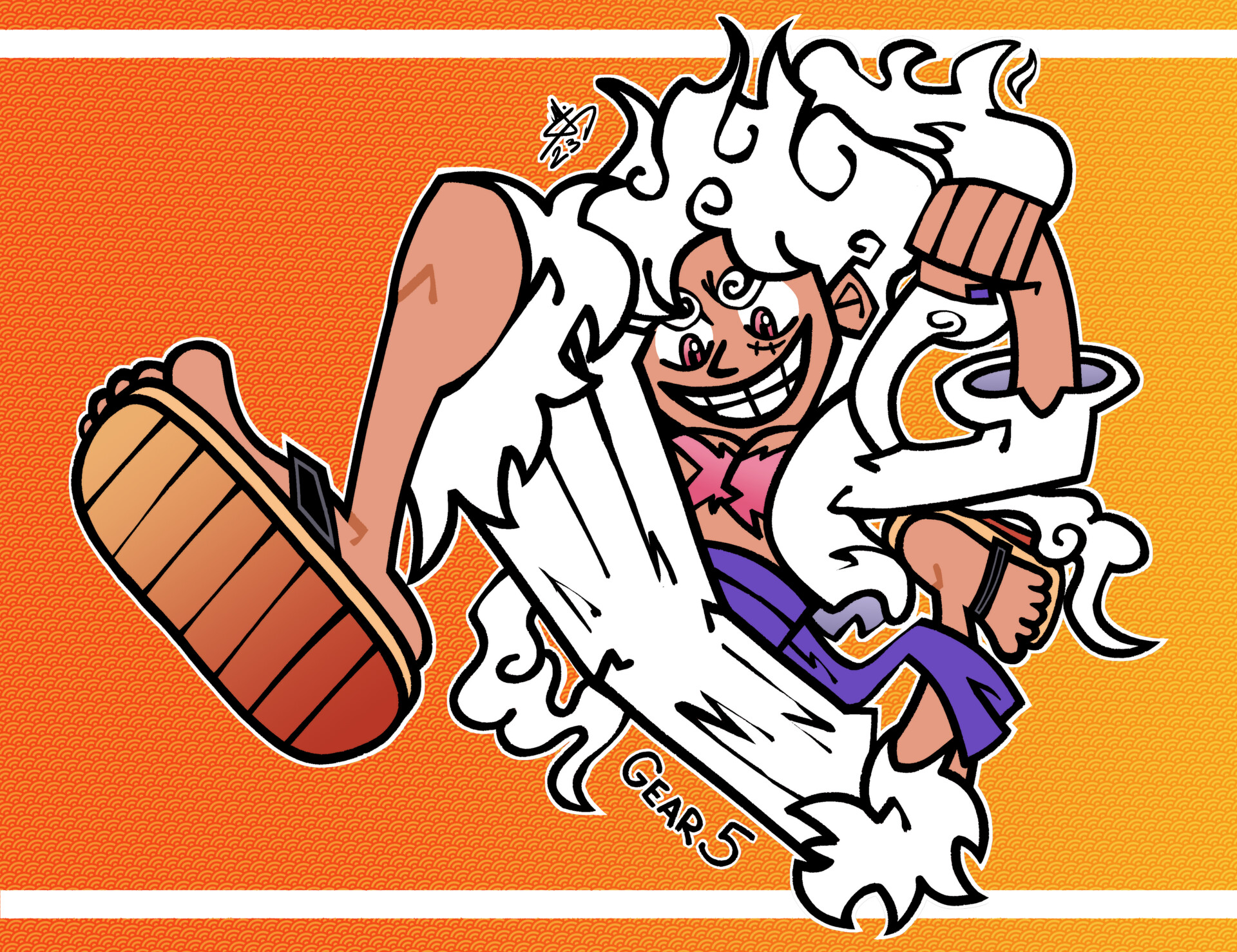 ArtStation - MONKEY D. LUFFY - GEAR 5