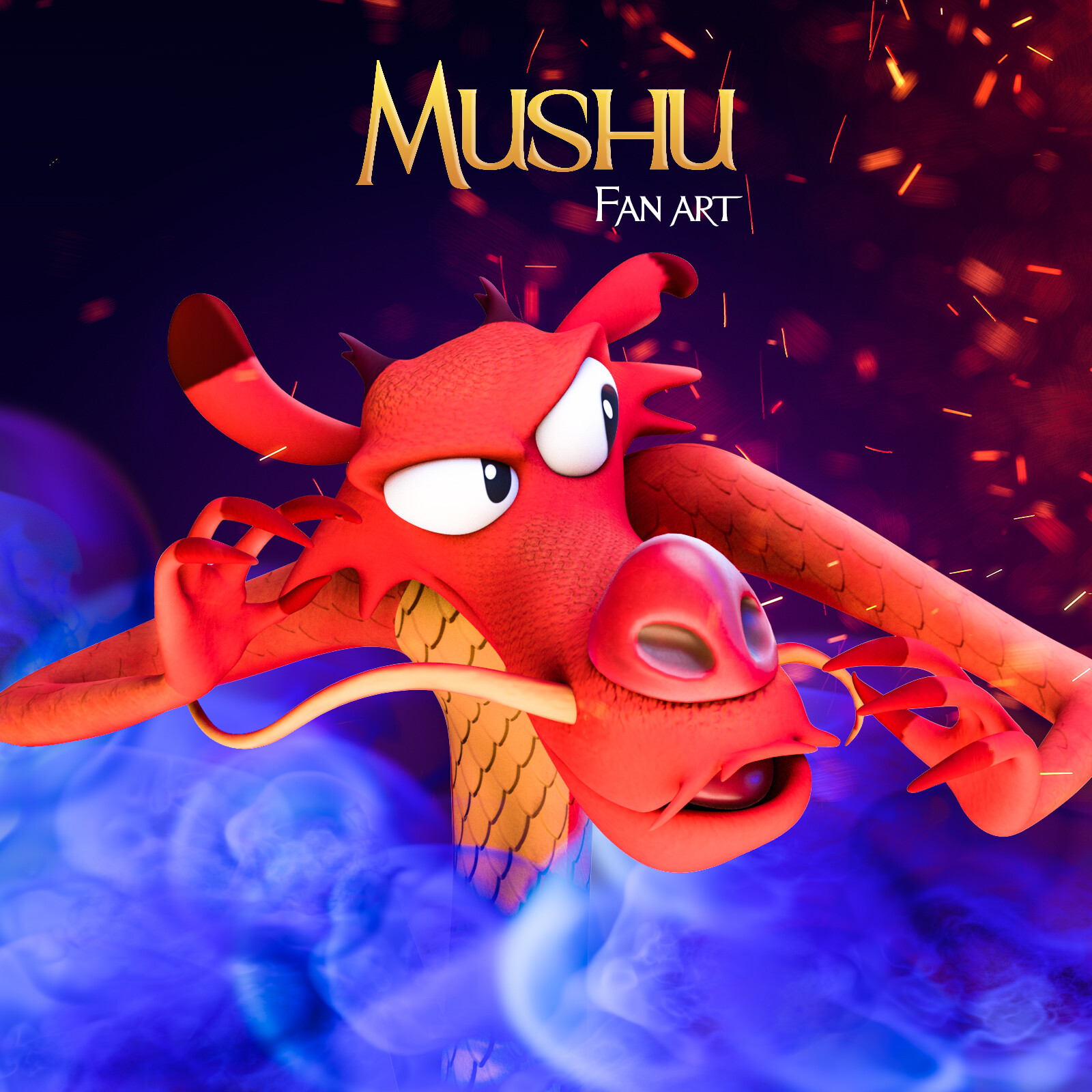 ArtStation - Mushu