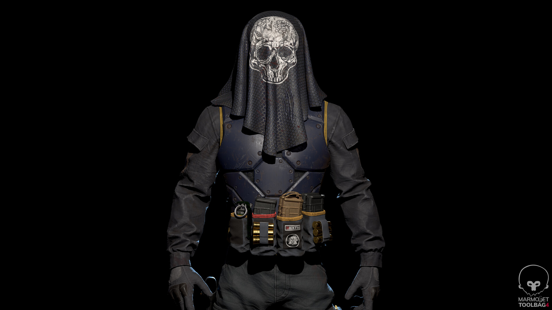 ArtStation - Ghost Soldier贴图更新