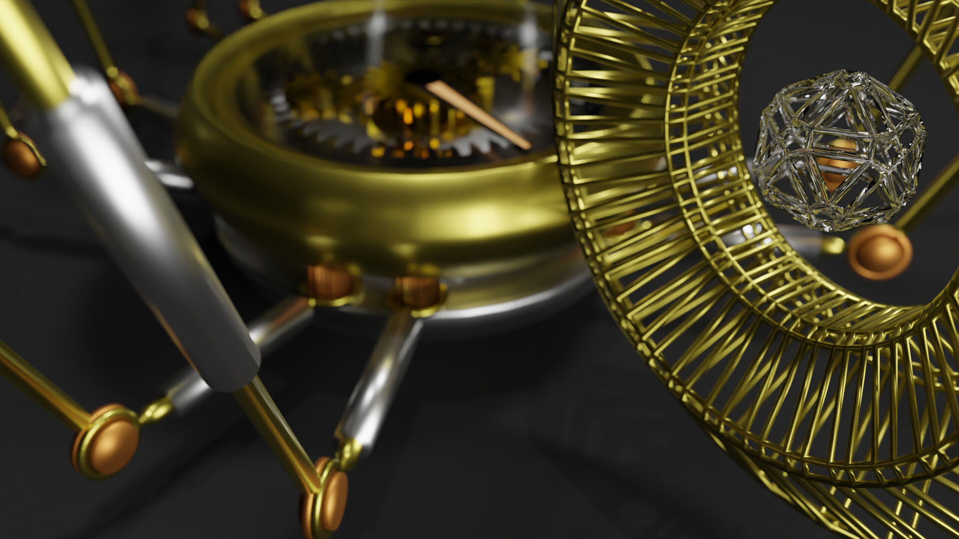 ArtStation - Mechanical Clock Spider