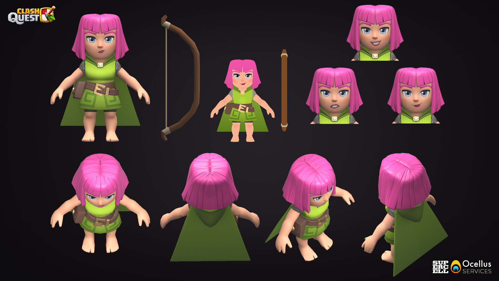 Doğa Akın - Clash of Clans Archer Character
