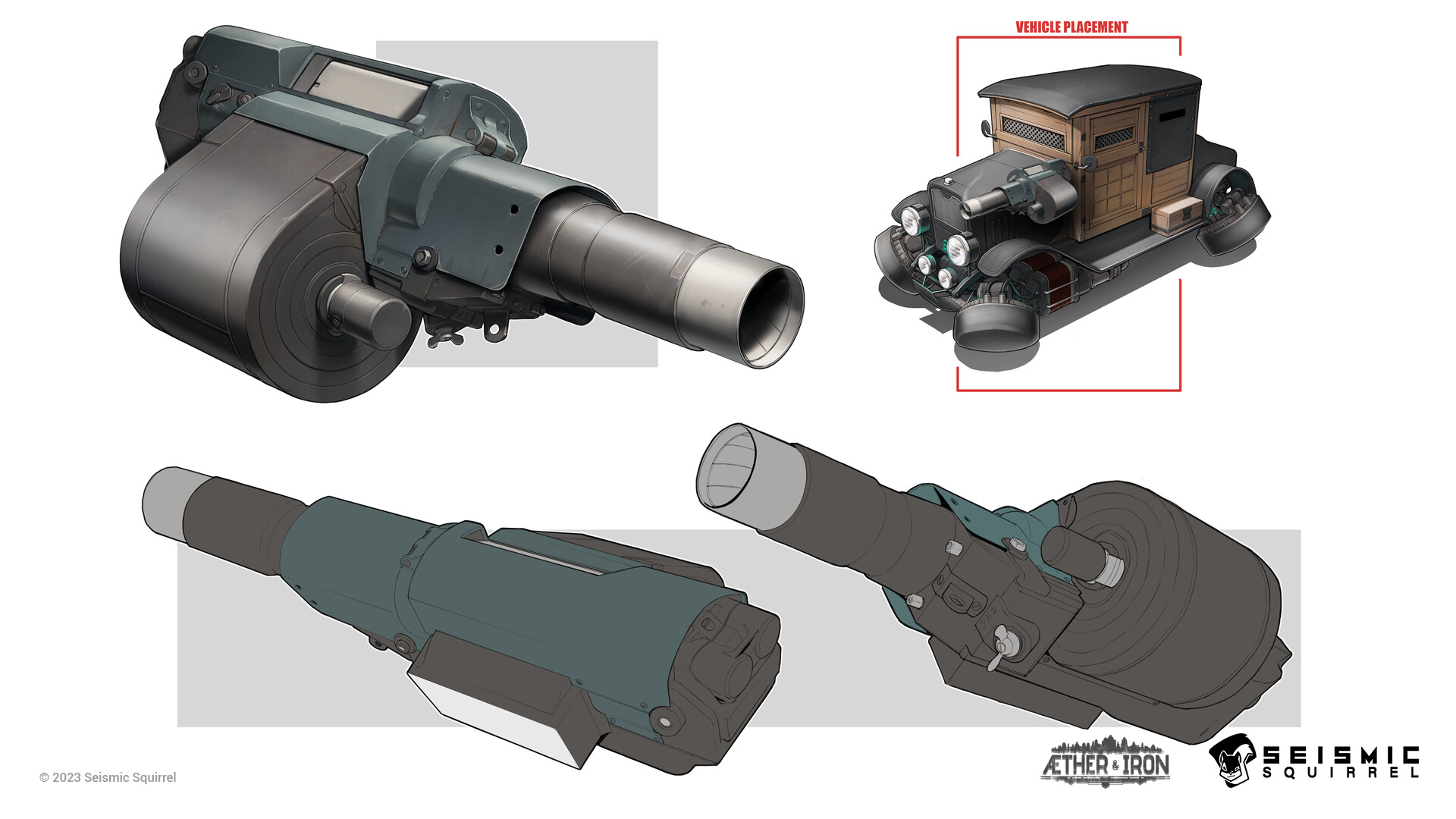 Mustafa Shukri - Aether & Iron : Grenade Launcher