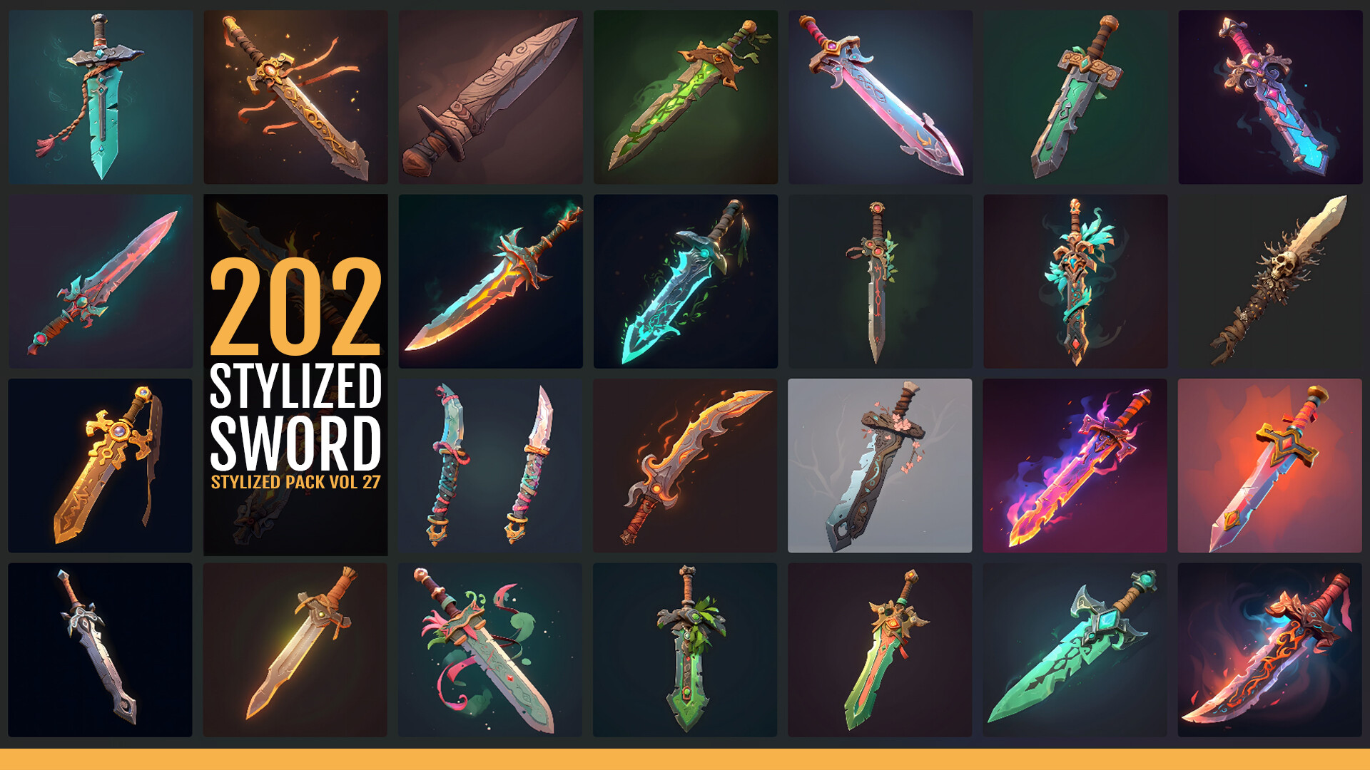 Artificial Dimension - 202 Stylized Sword VOL 27
