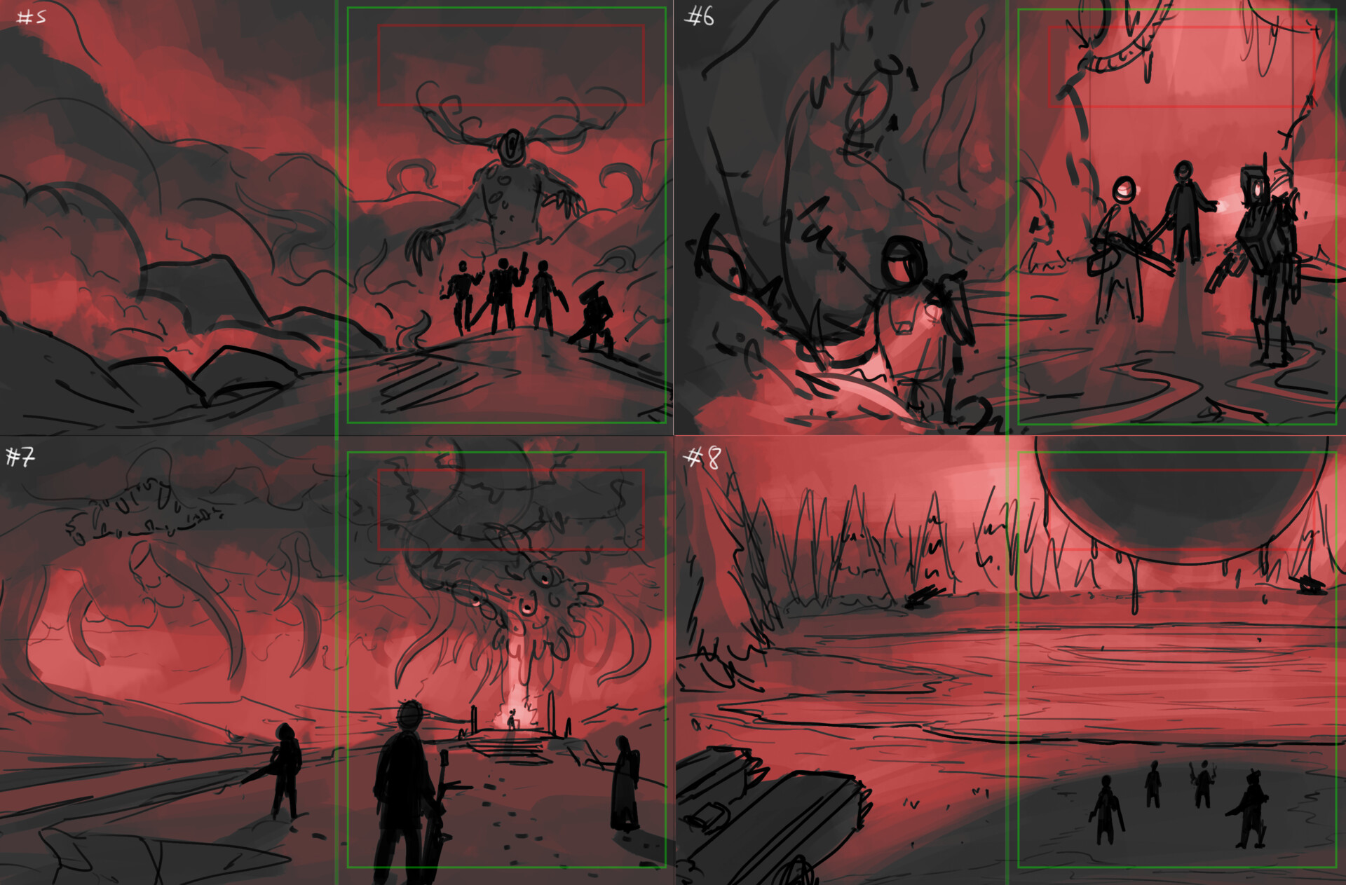 James Maw - SCP TTRPG 2nd Edition Cover art - The Scarlet King