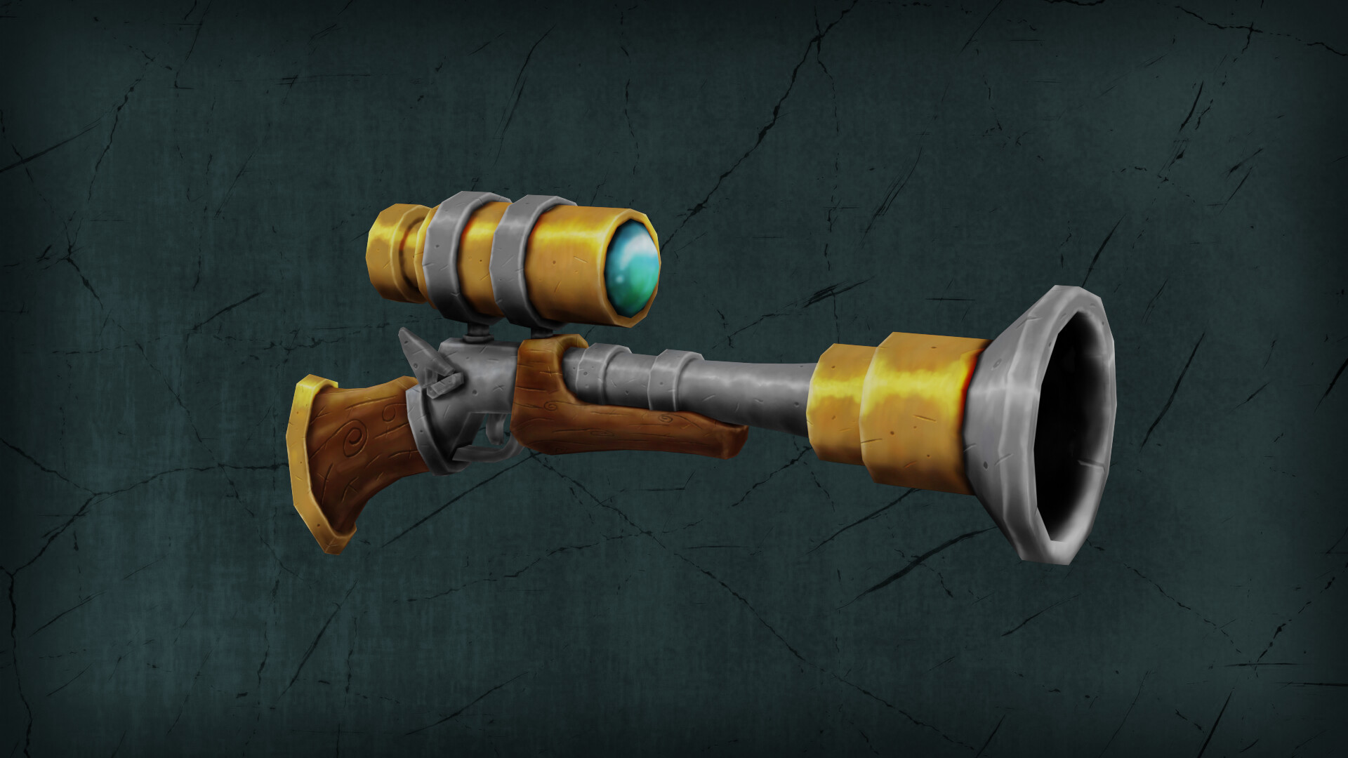 ArtStation - Hand painted Blunderbuss Game asset
