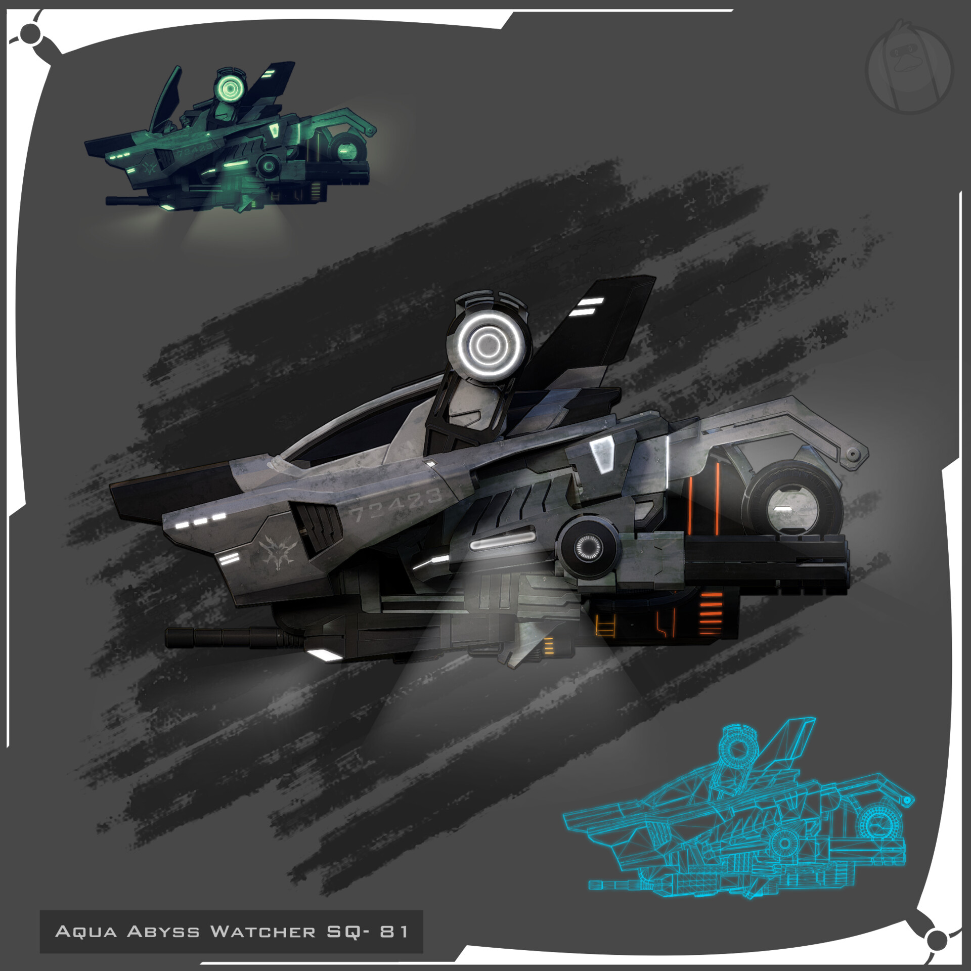 ArtStation - Aqua Abyss Watcher SQ- 81
