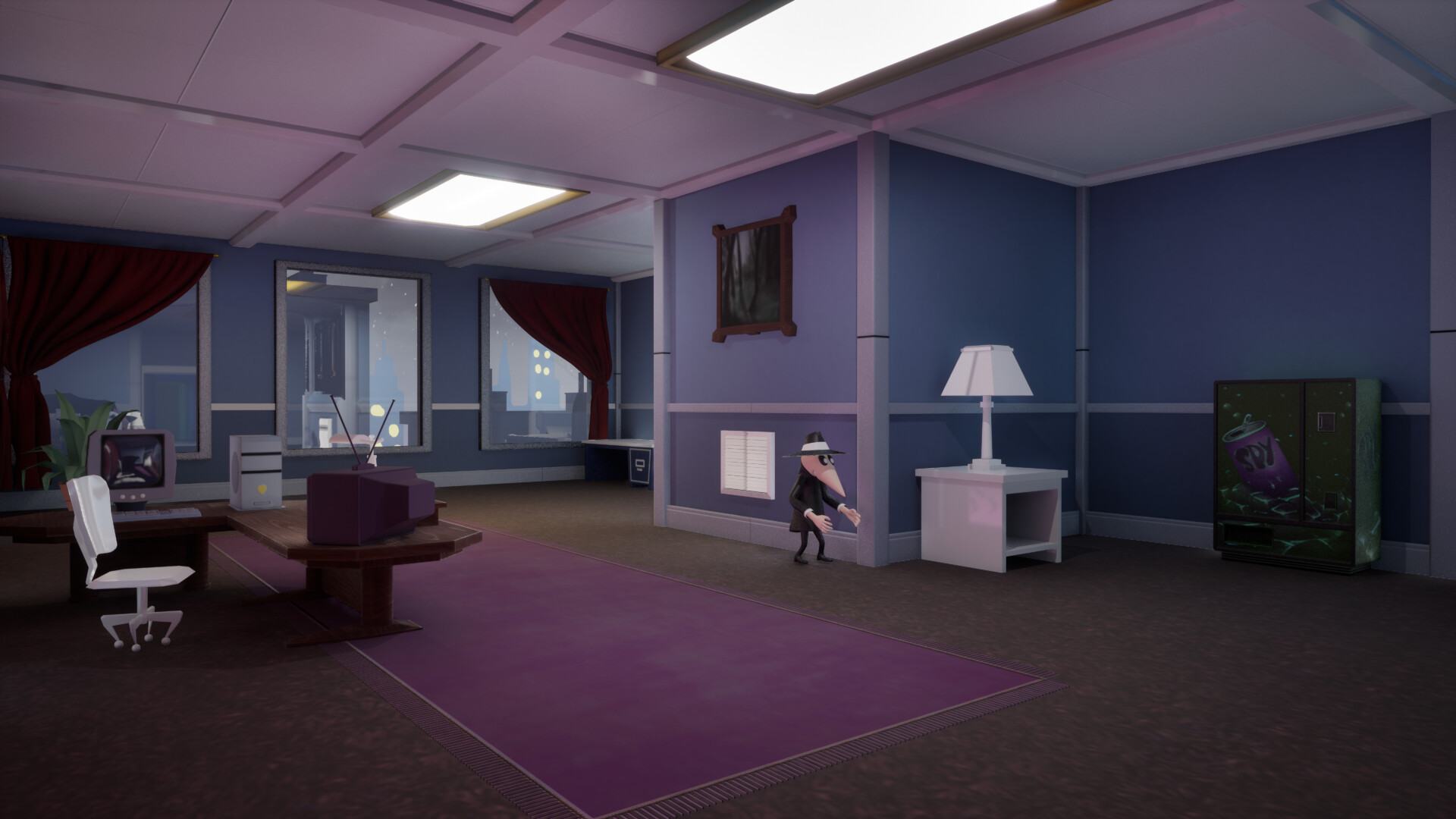 ArtStation - Spy vs Spy Classic 5 Rooms fan Remake - WIP