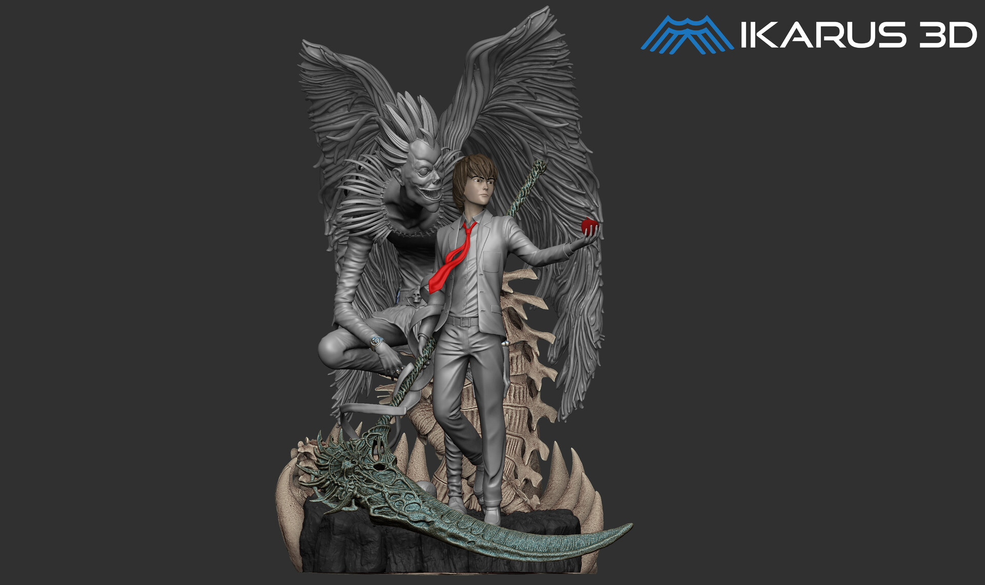 ArtStation - Death Note - Ryuk and Light Yagami