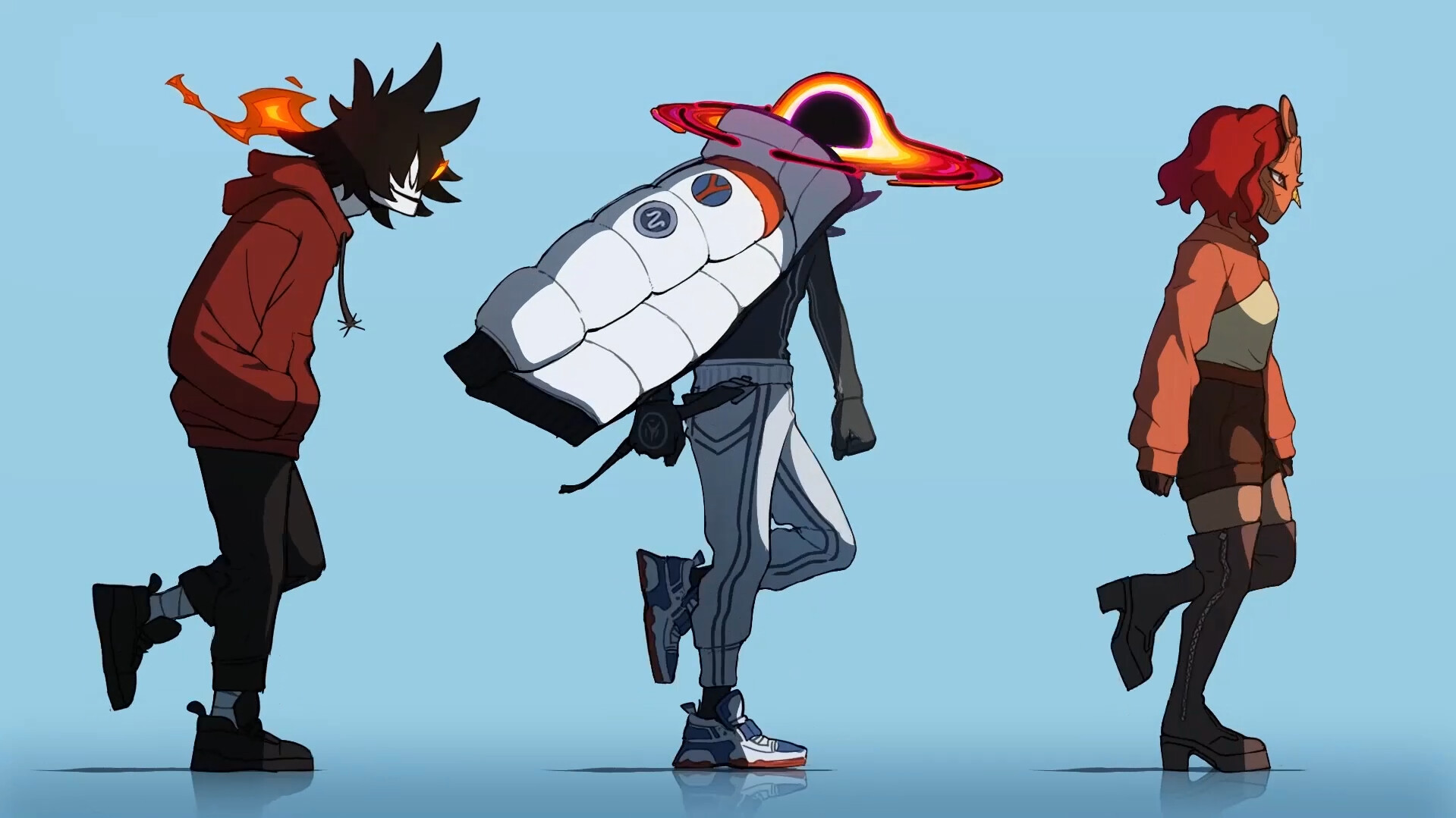 Blackholed - Walk cycle animation (2023)