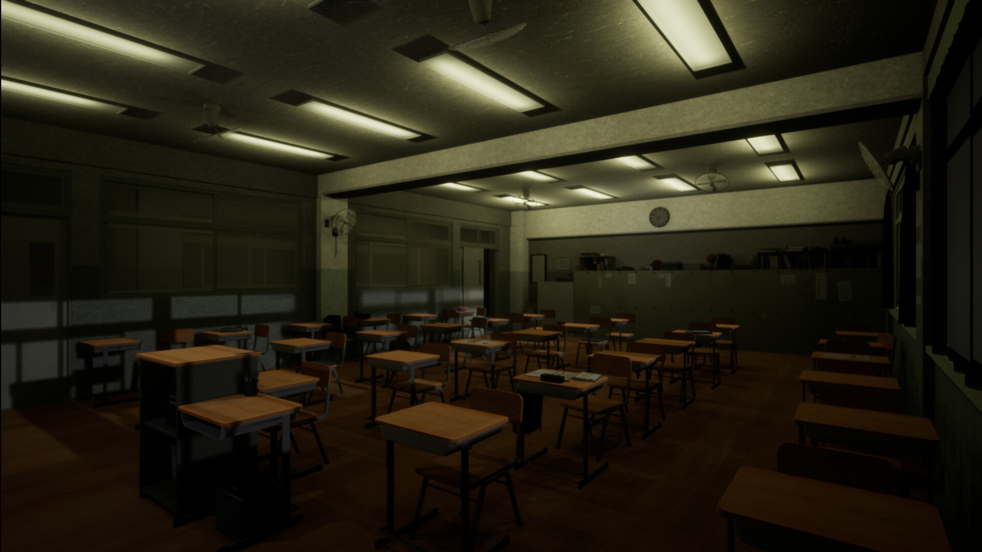 Erin McRitchie - Korean Classroom - Night Scene