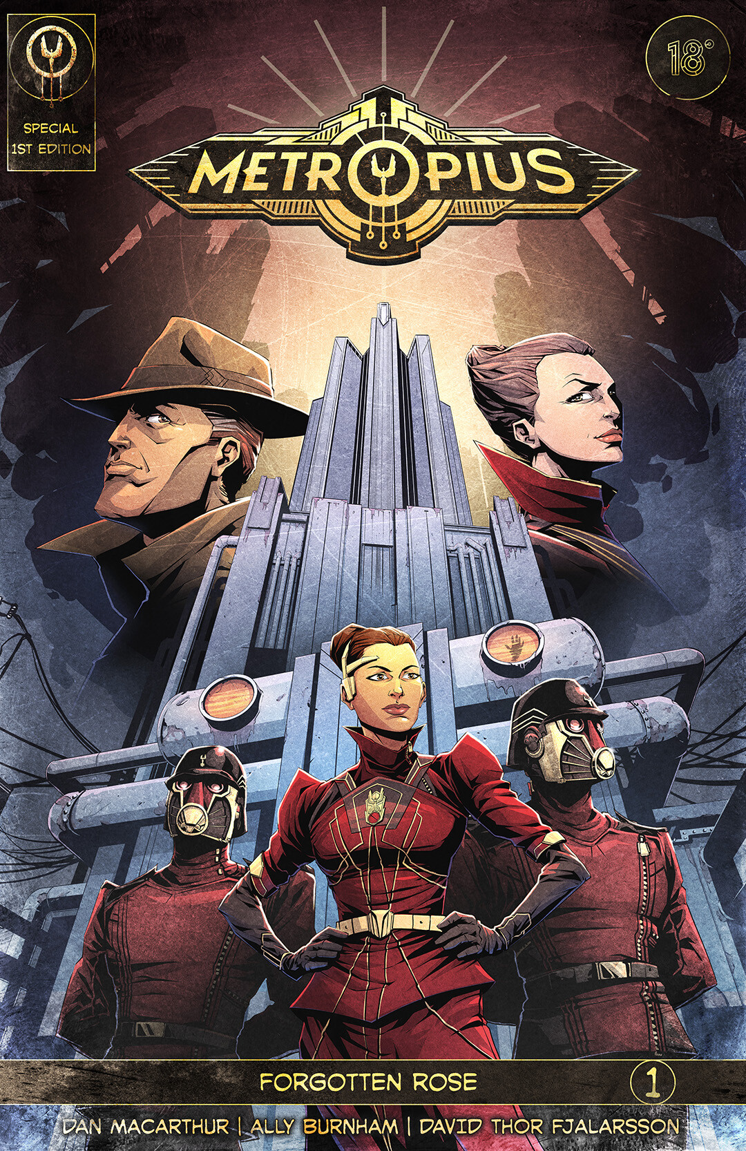 David Thor Fjalarsson - Metropius - Comic 1