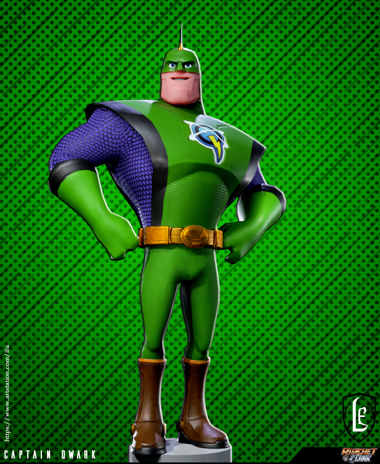 ArtStation - Ratchet & Clank: Qwark