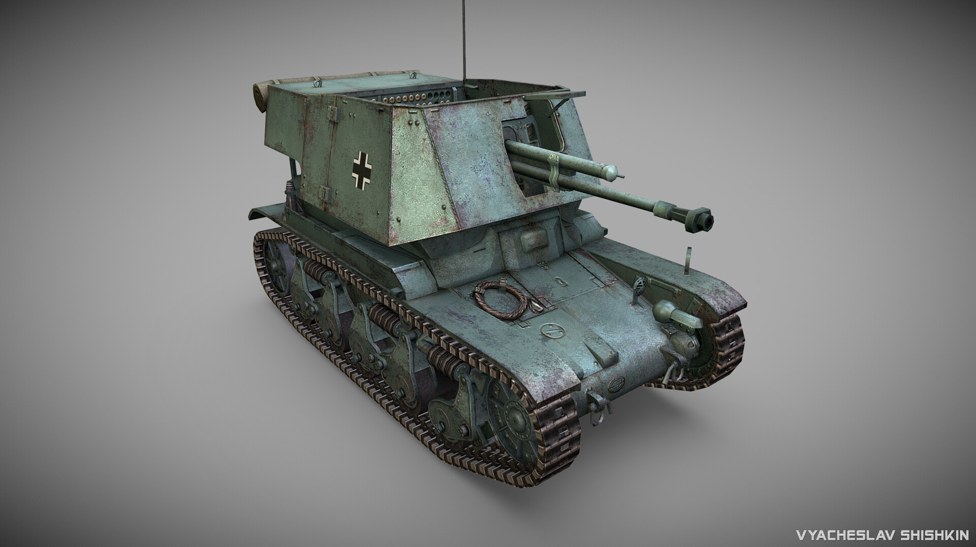 Vyacheslav Shishkin - Panzerjager 35R for "World of Tanks" MMO