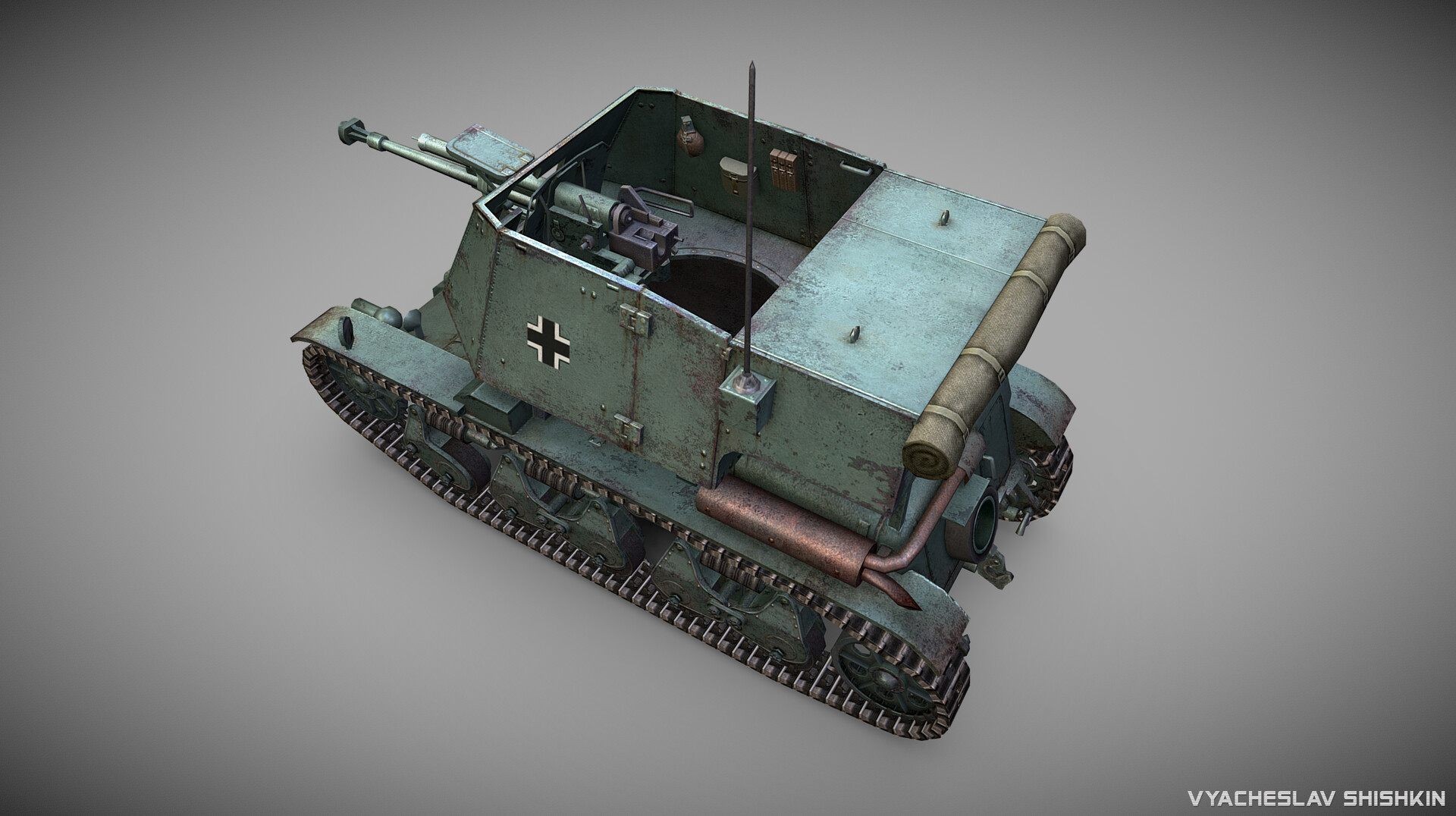 Vyacheslav Shishkin - Panzerjager 35R for "World of Tanks" MMO