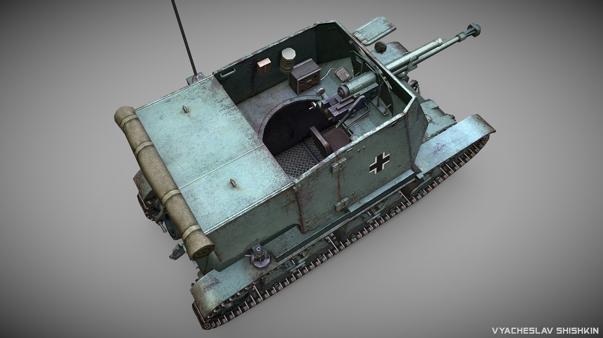 Vyacheslav Shishkin - Panzerjager 35R for "World of Tanks" MMO