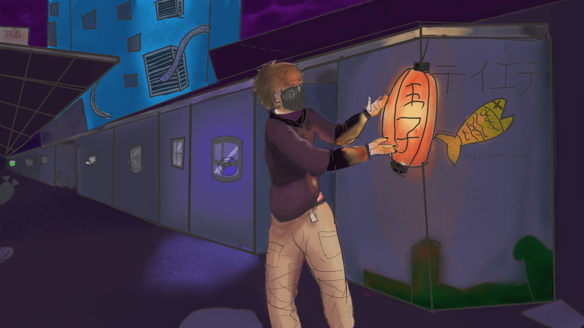 ArtStation - dimensional traveler in japan