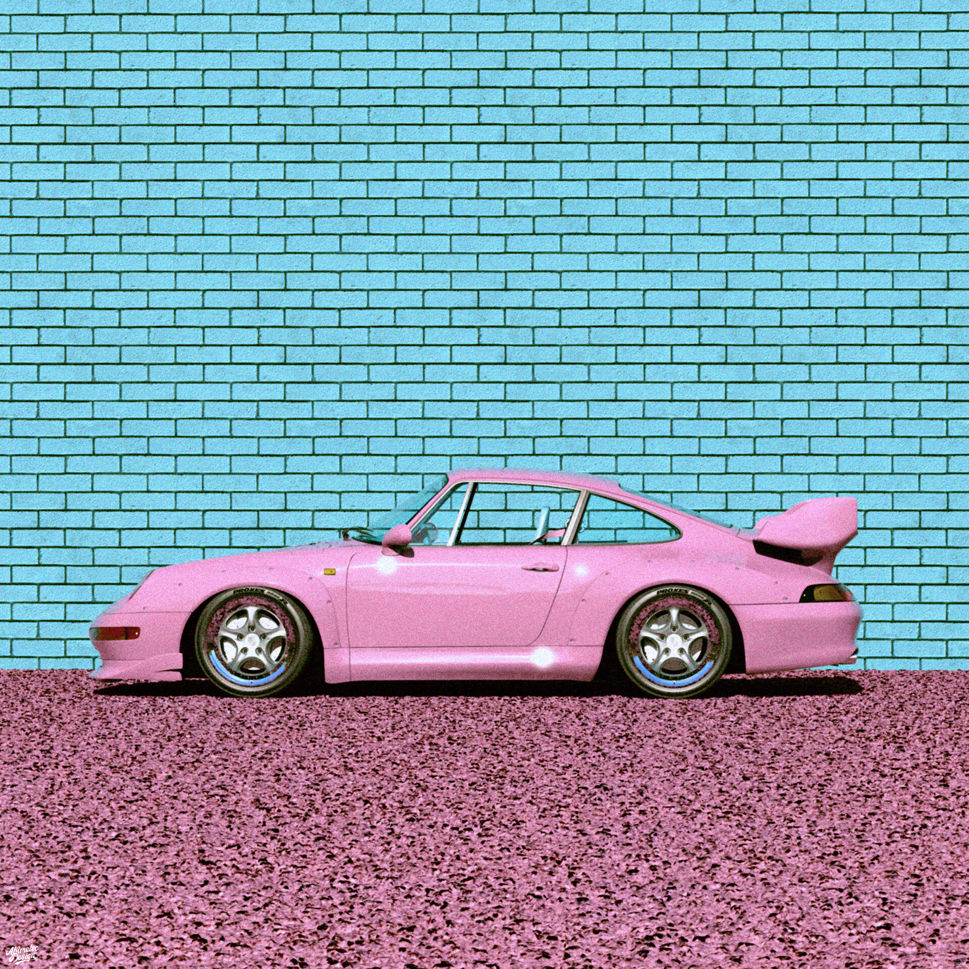 ArtStation - Porsche 911 (993) Color study