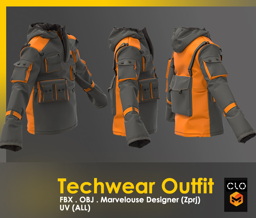 ArtStation - TechWear Outfit