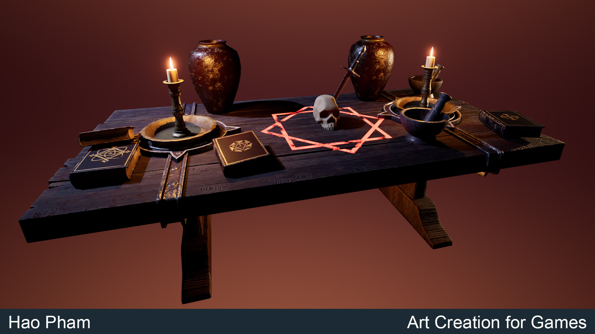 ArtStation - Artcreation For Game Ritual Table