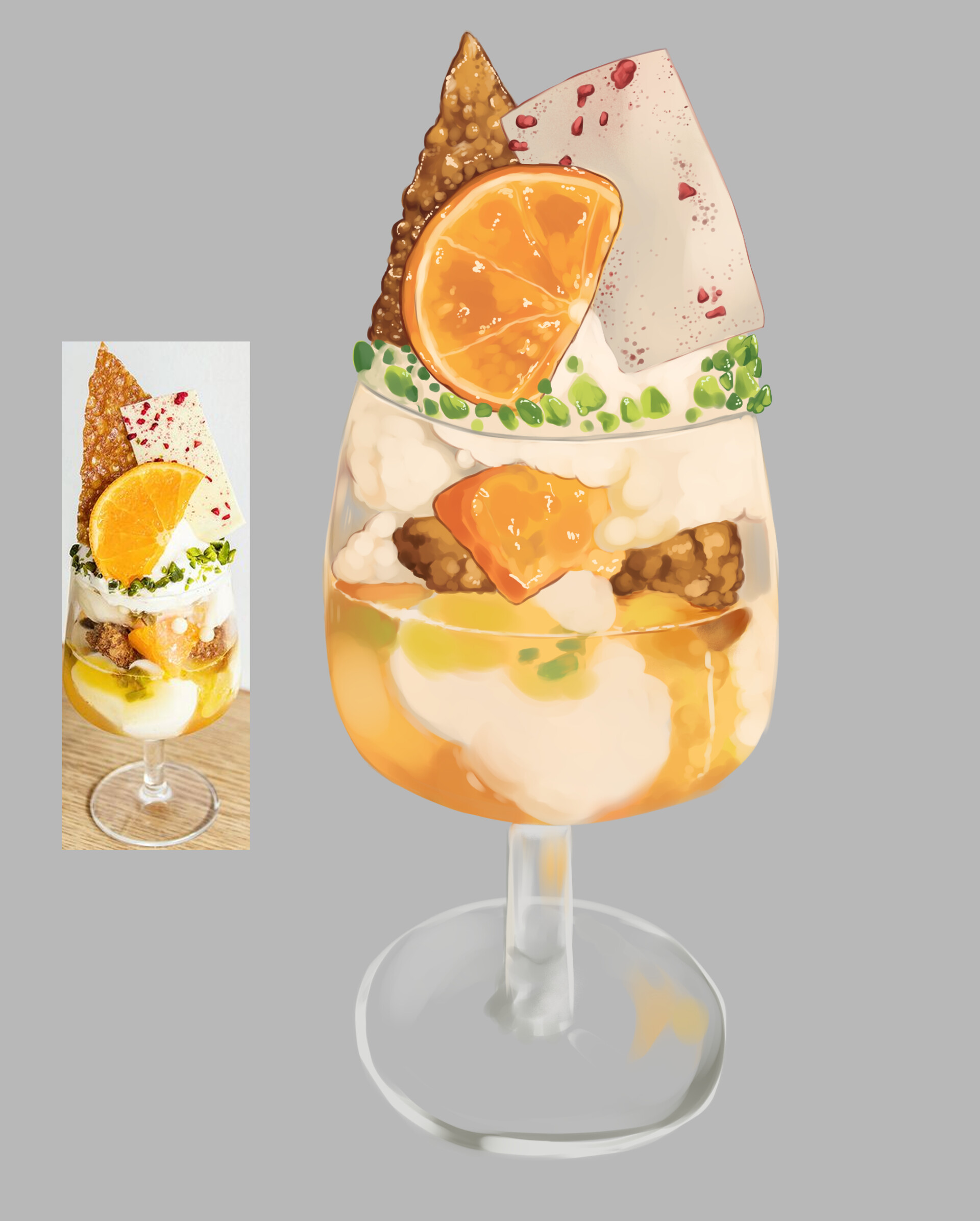 ArtStation - Color Theory Study With Foods