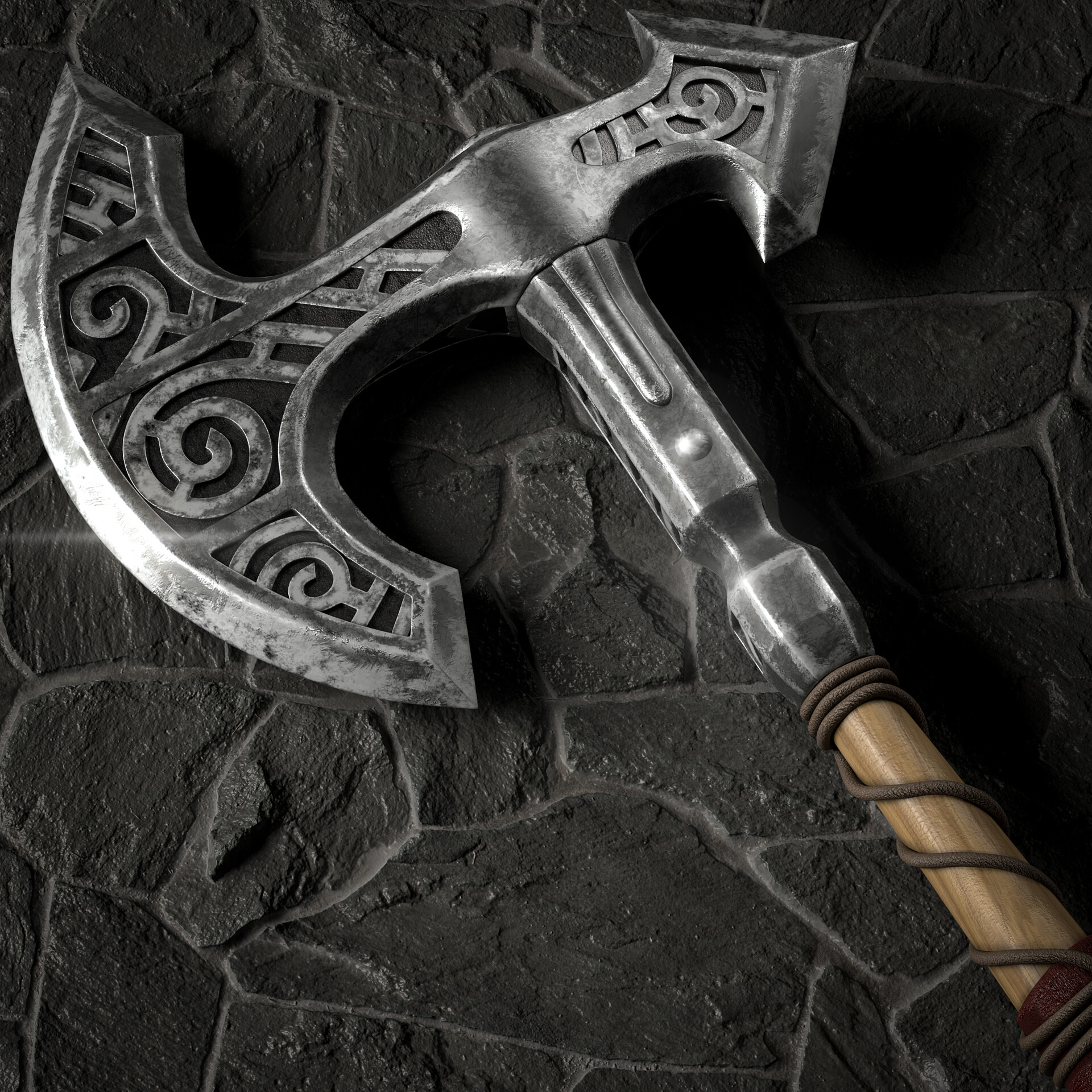 ArtStation - Skyrim Axe