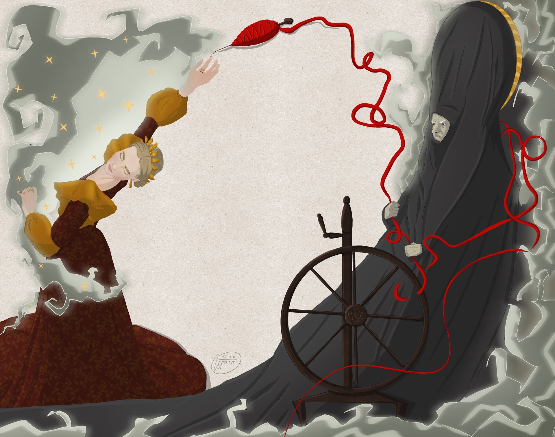 ArtStation - Sleeping Beauty (book illustrations)