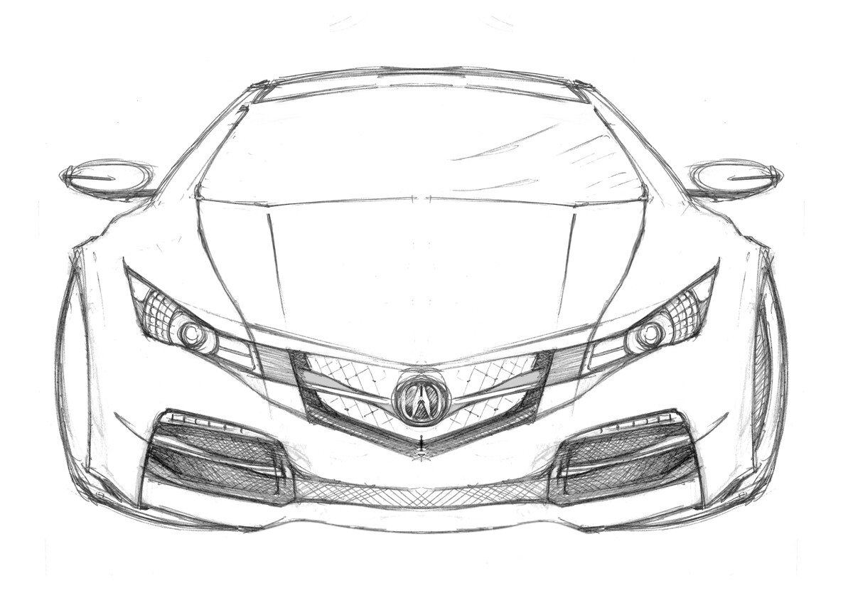 acura coloring pages