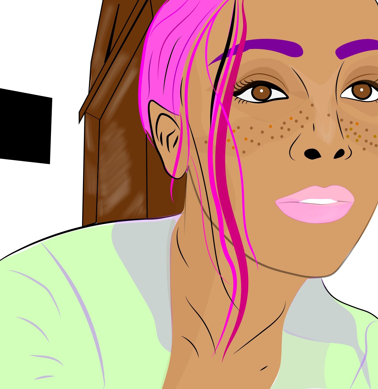 ArtStation - Doja Cat🥰 Made in Illustrator