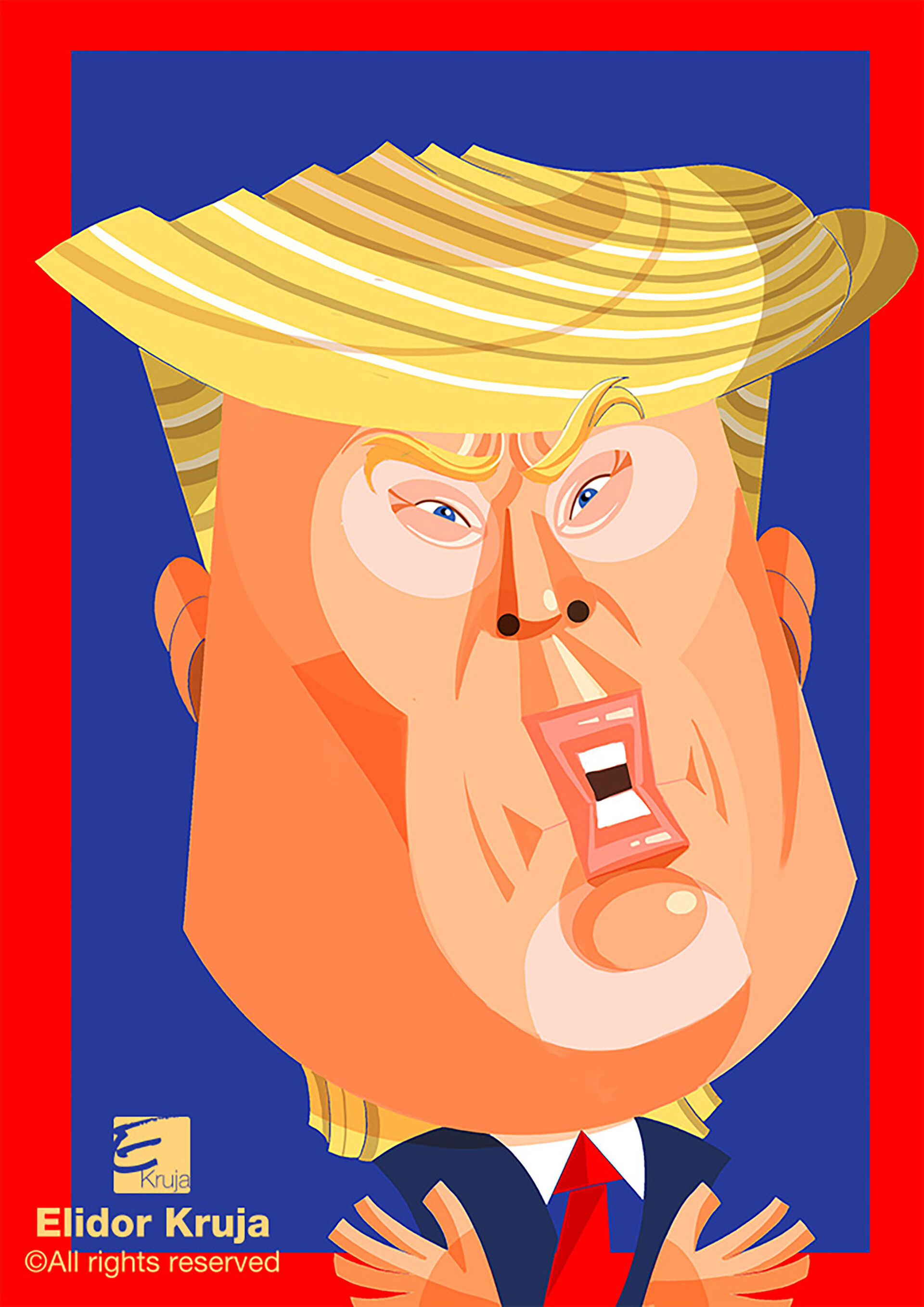 ArtStation - Donald Trump caricature