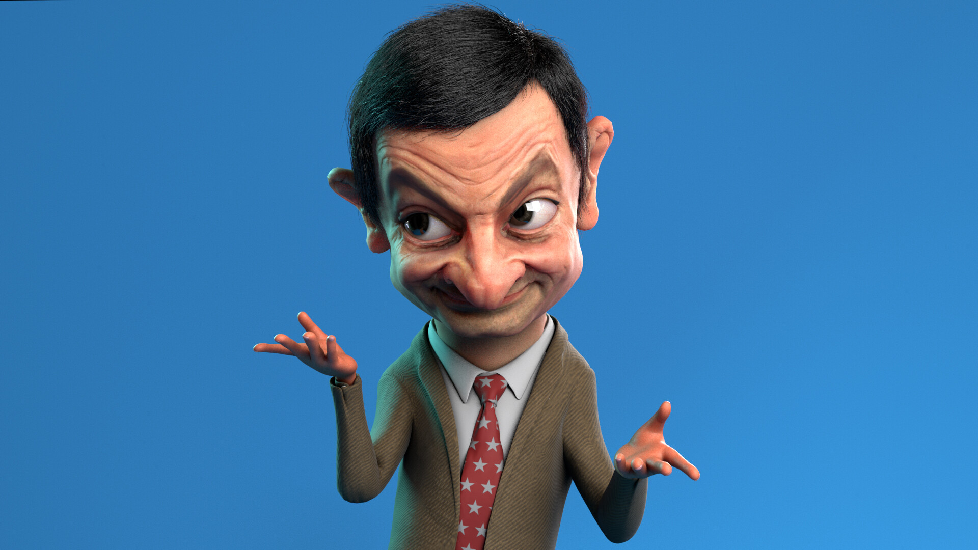 ArtStation - Mr Bean Caricature