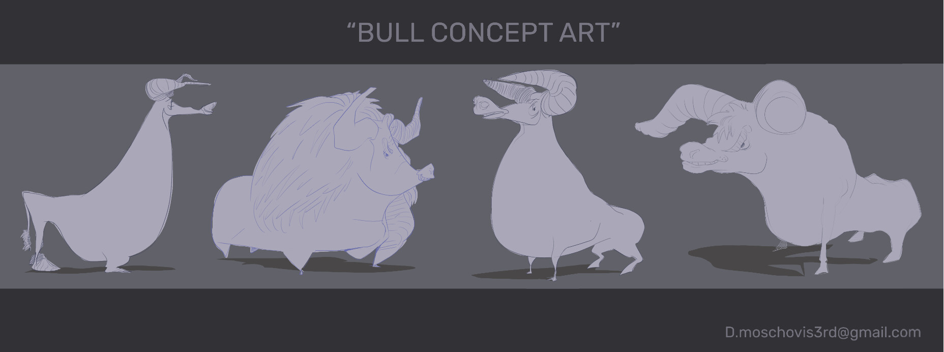 ArtStation - Character Concepts for a future animation project