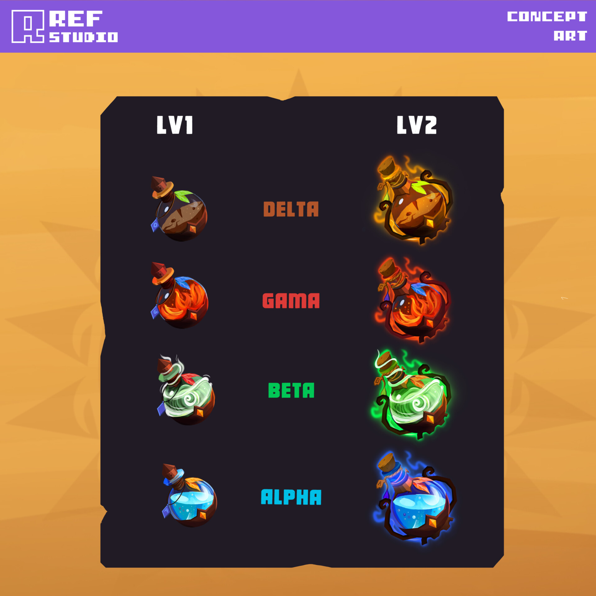 ArtStation - Elements in Game