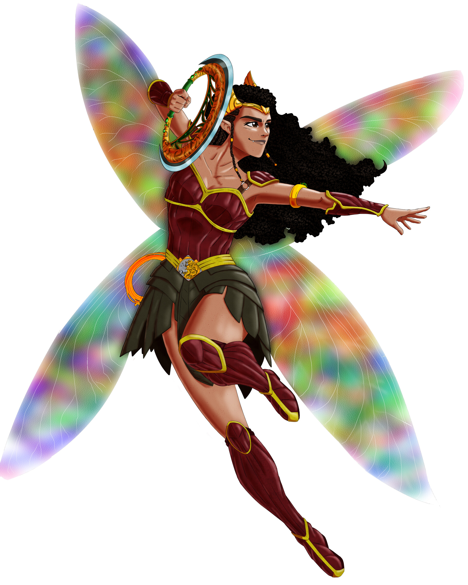 ArtStation - Gayle - Bárbara Sílfide - Tormenta 20 | Gayle - Pixie Barbarian - Tormenta 20