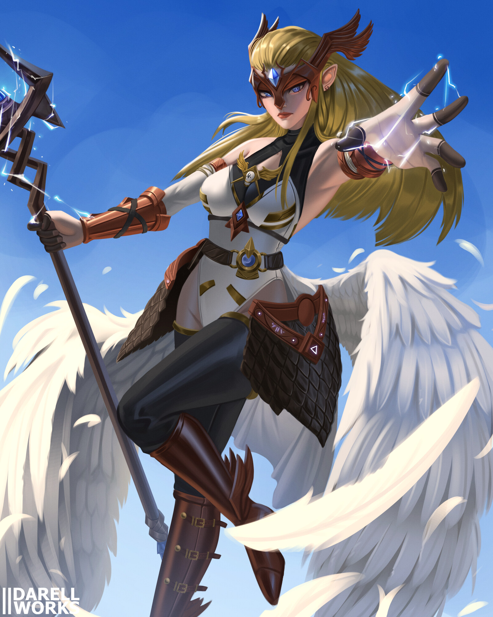 ArtStation - Valkyrie Guardian doodle