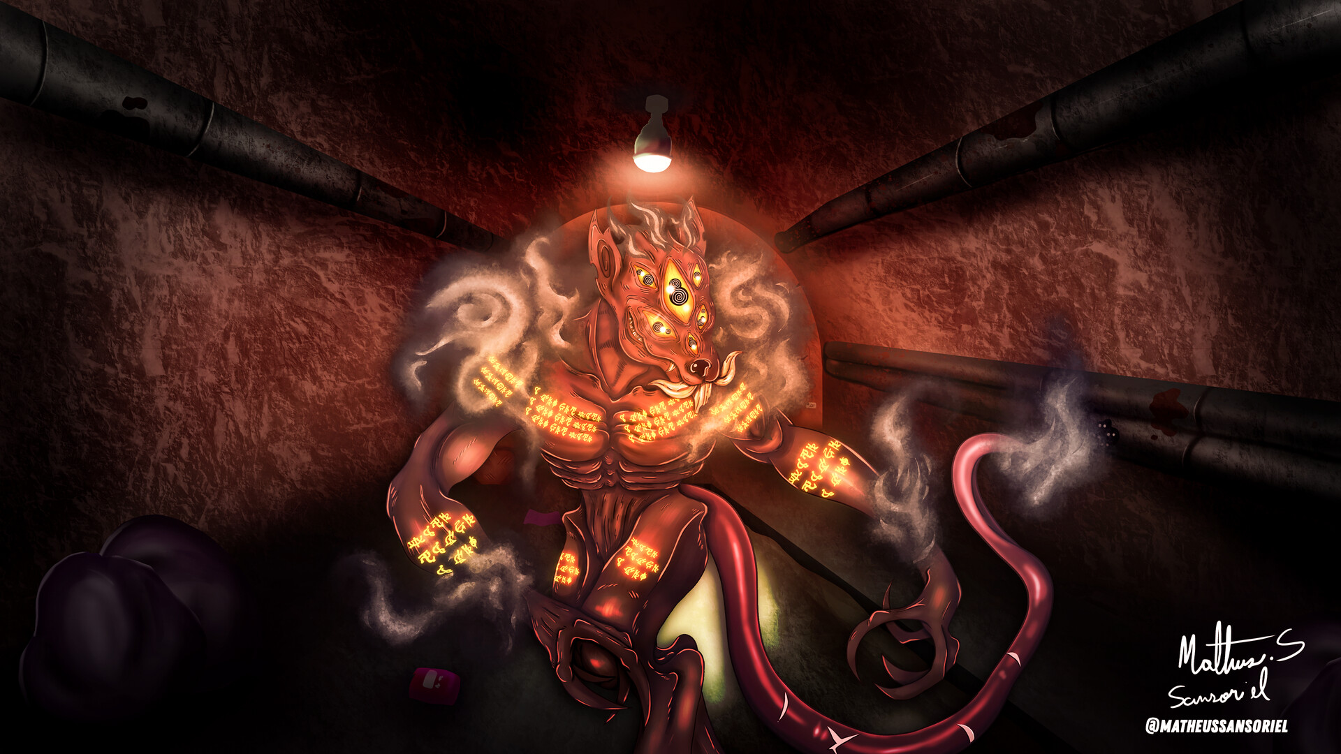 ArtStation - Rei dos Ratos (Rat King) - Ordem Paranormal Original Caracter