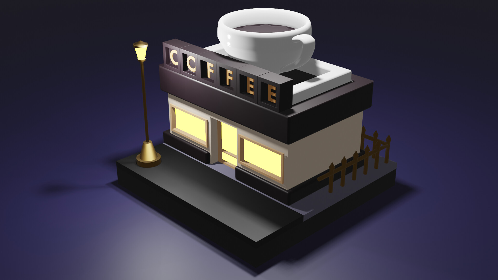 ArtStation - Coffee shop