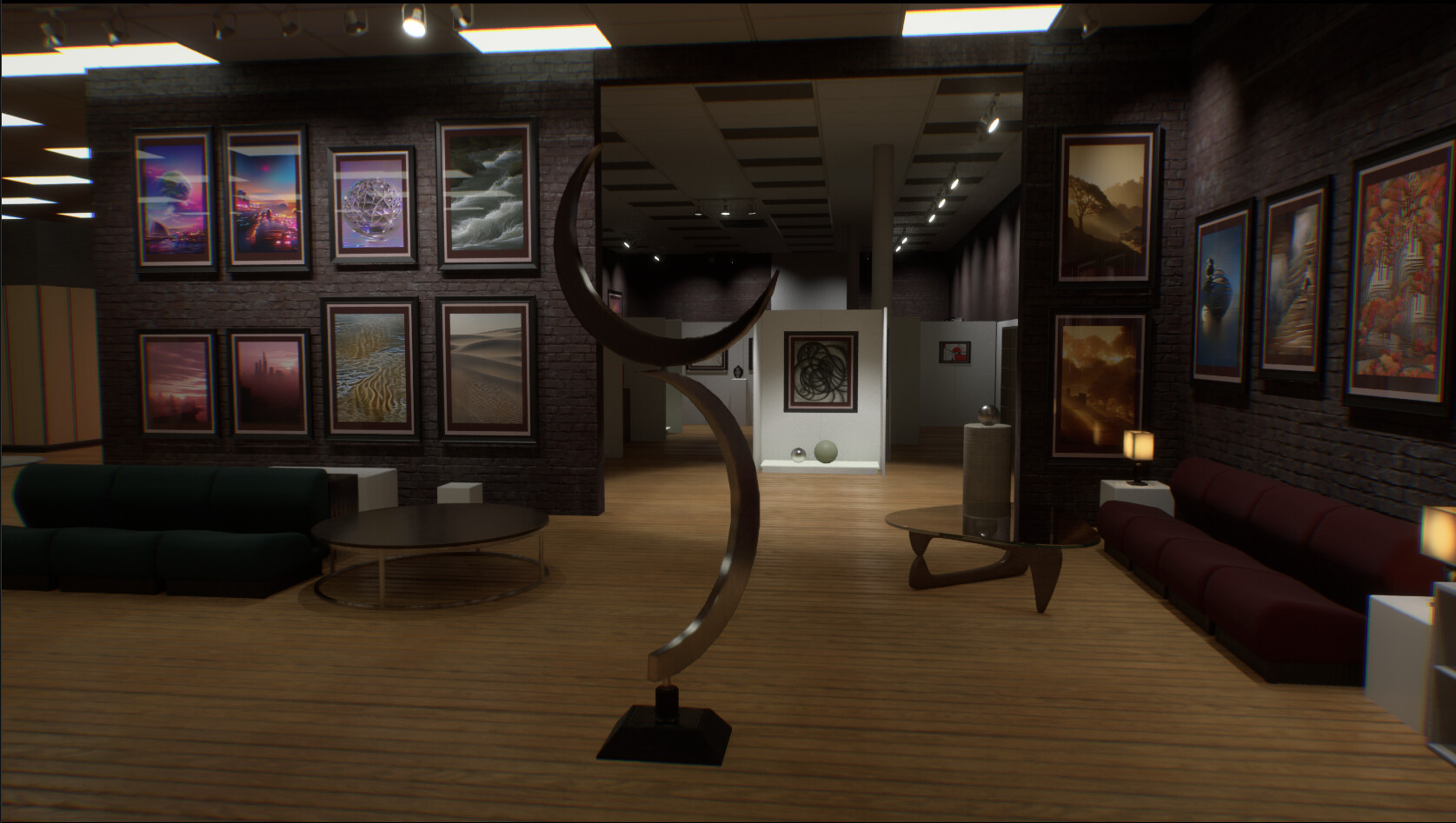 ArtStation - Virtual Art Gallery v3