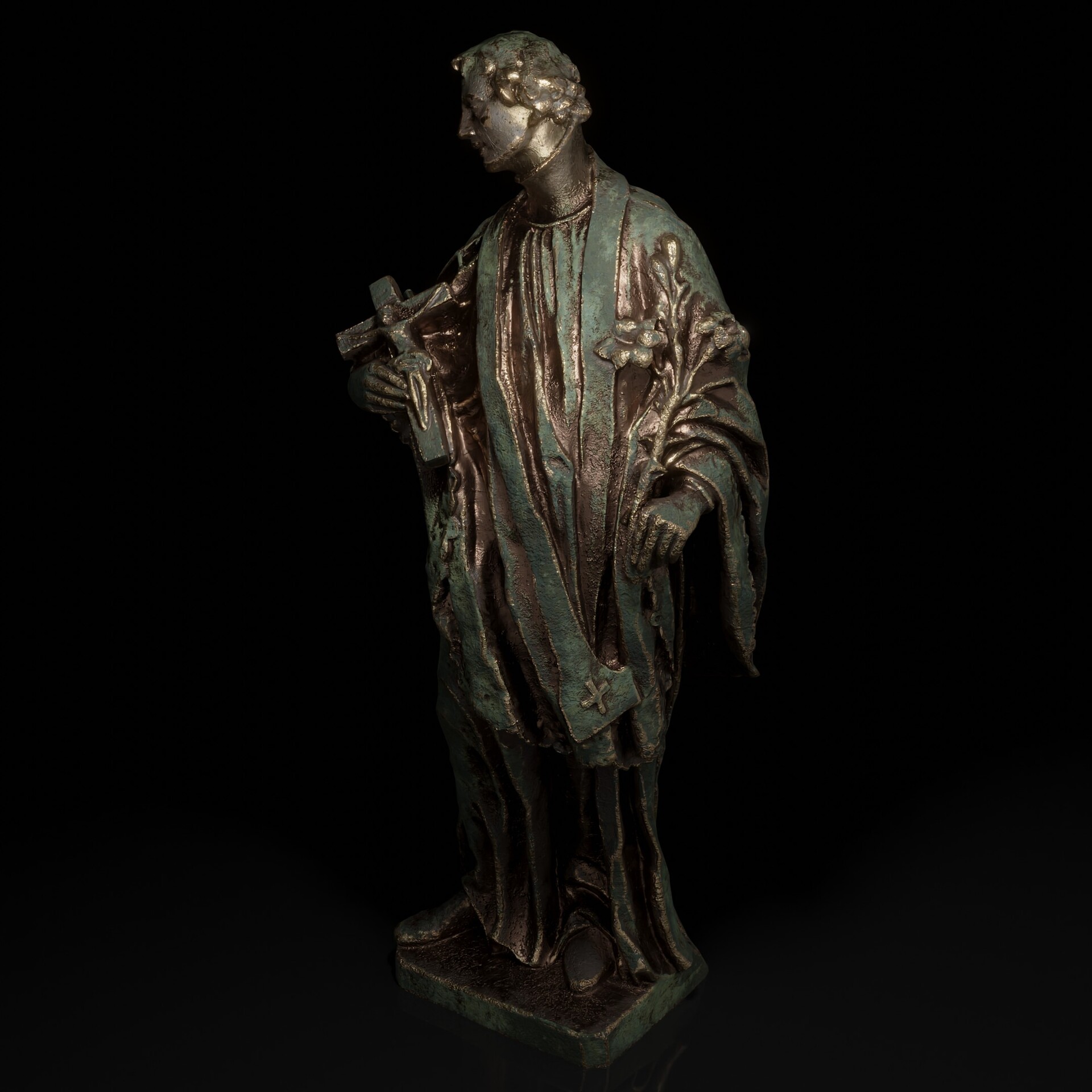 ArtStation - Famous Roman Sculpture Made Of Bronze 009