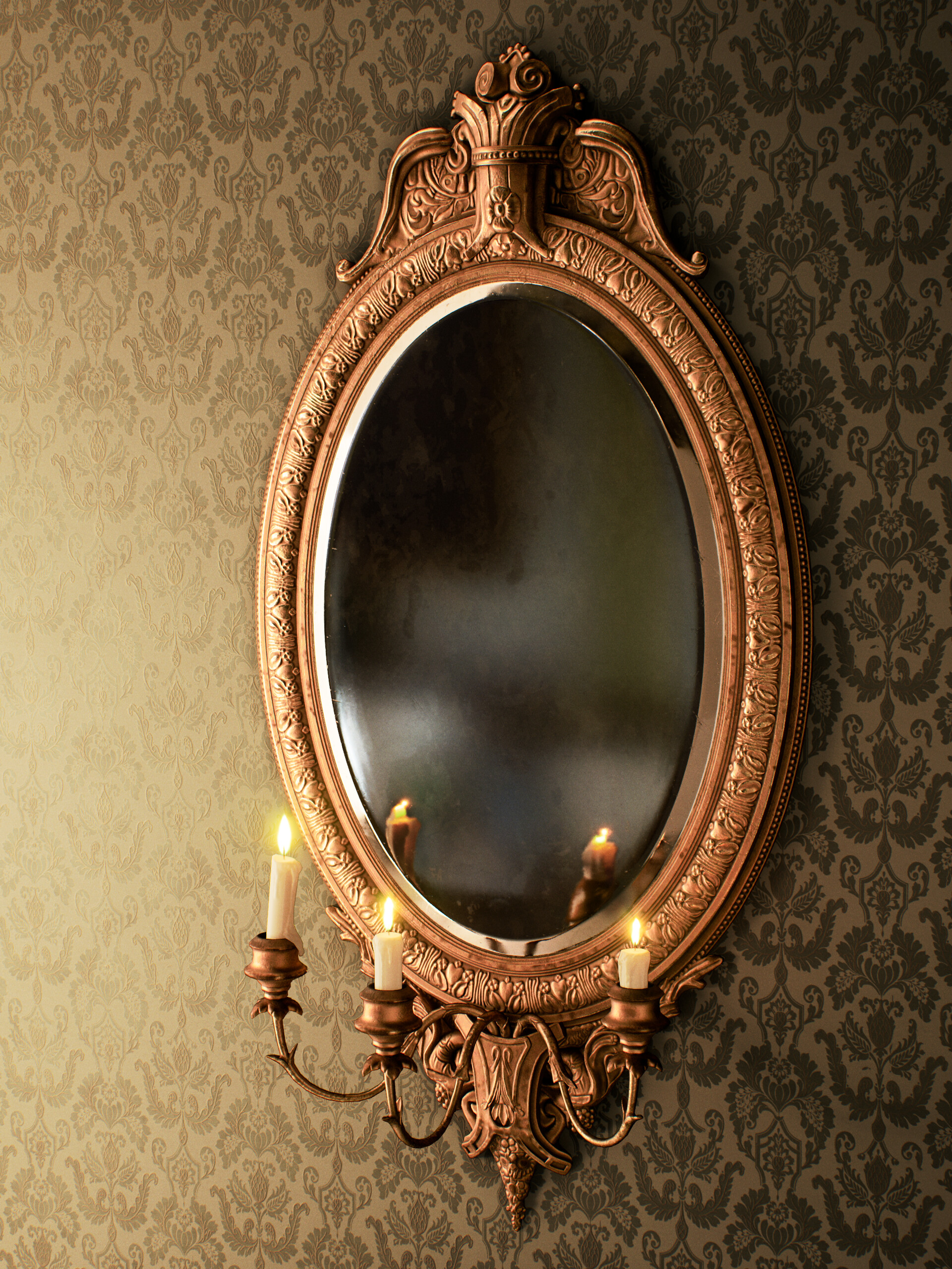 ArtStation - Ornate Victorian Mirror