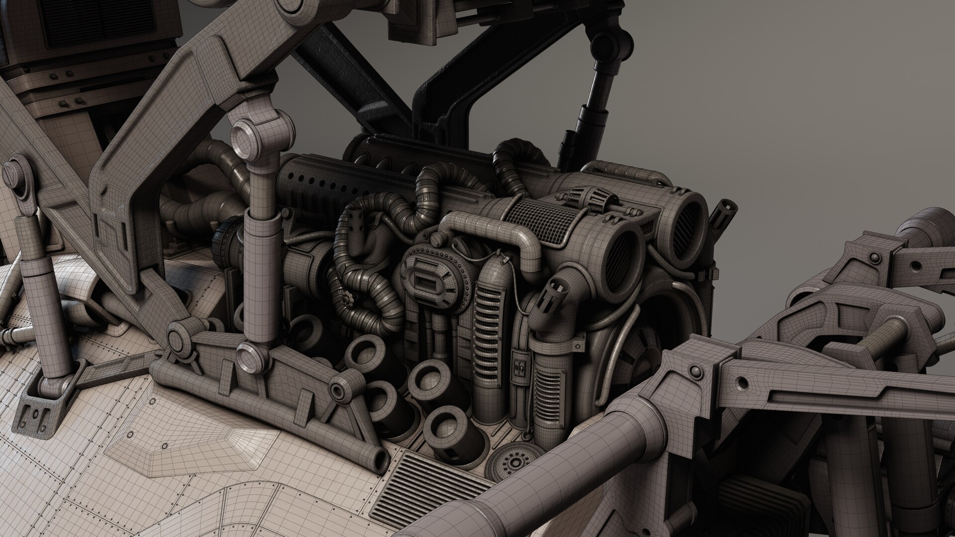 Boris Levin - Organic & Hardsurface 3D Modeling Demo Reel