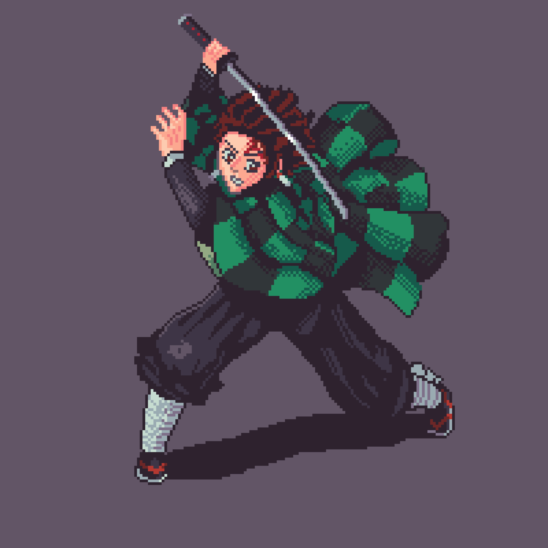 ArtStation - Tanjiro Pixel Art