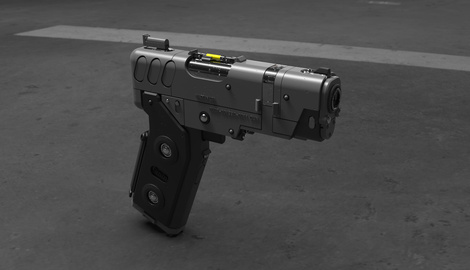 Tek Tan - Cyberpunk Red Black Chrome Art [Part 1]