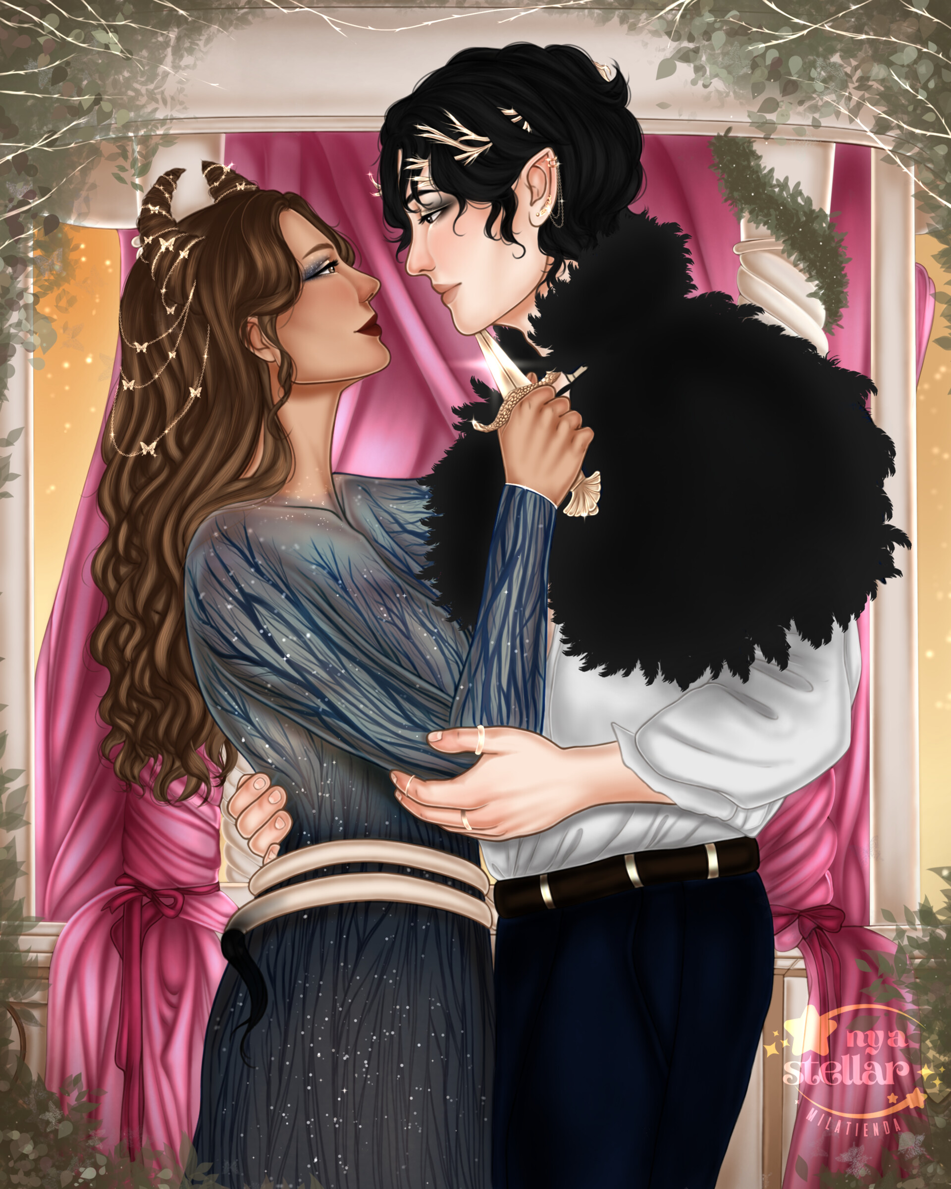 ArtStation - Jude and Cardan commission