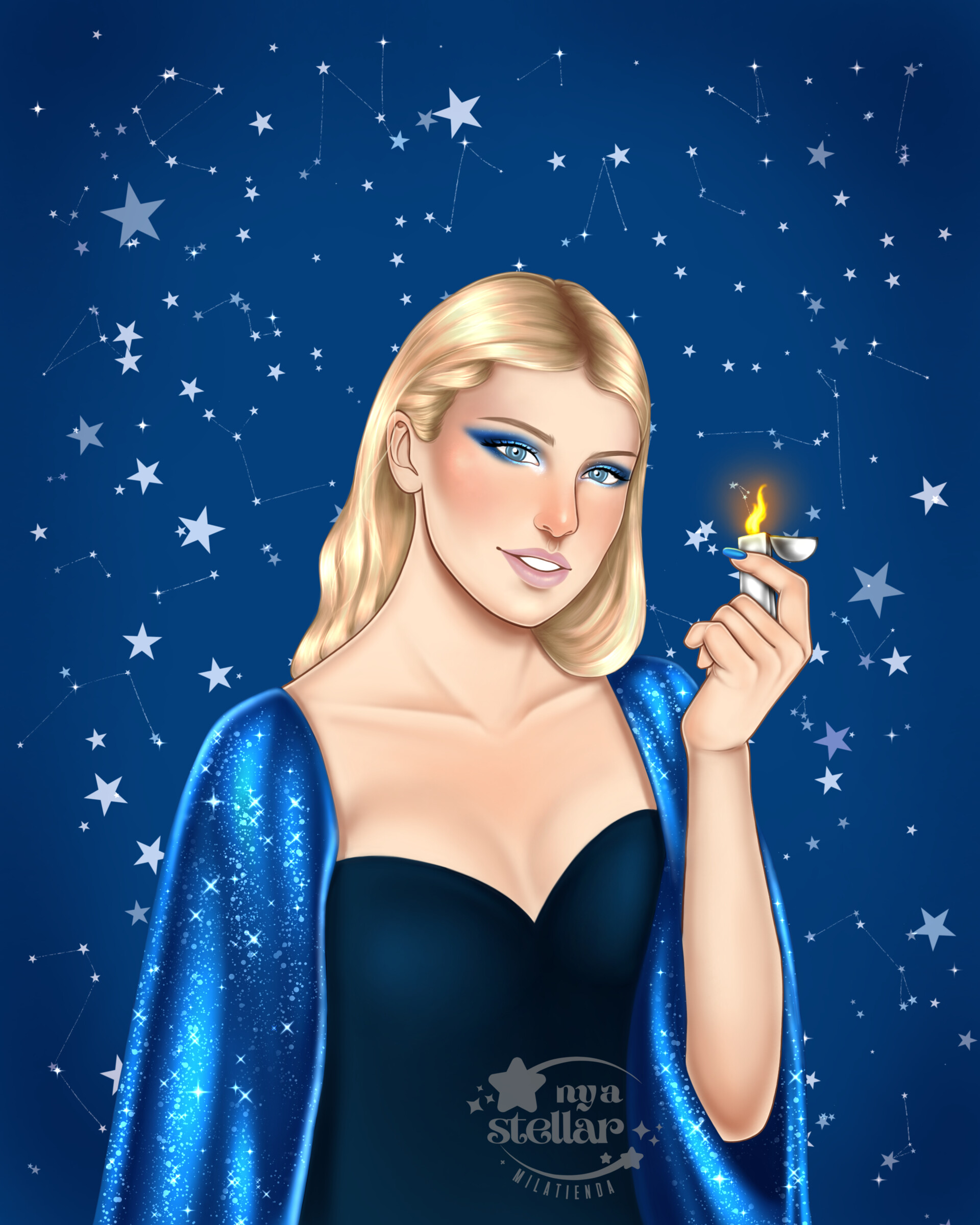 ArtStation - Midnight album commission