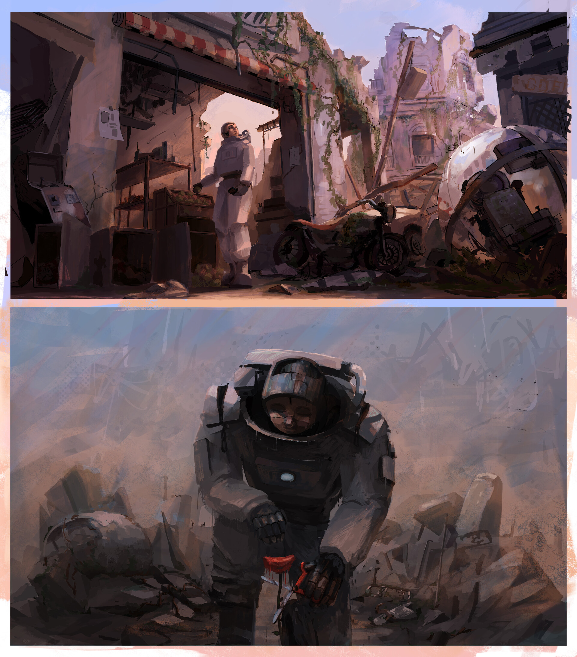 ArtStation - post apocalyptic