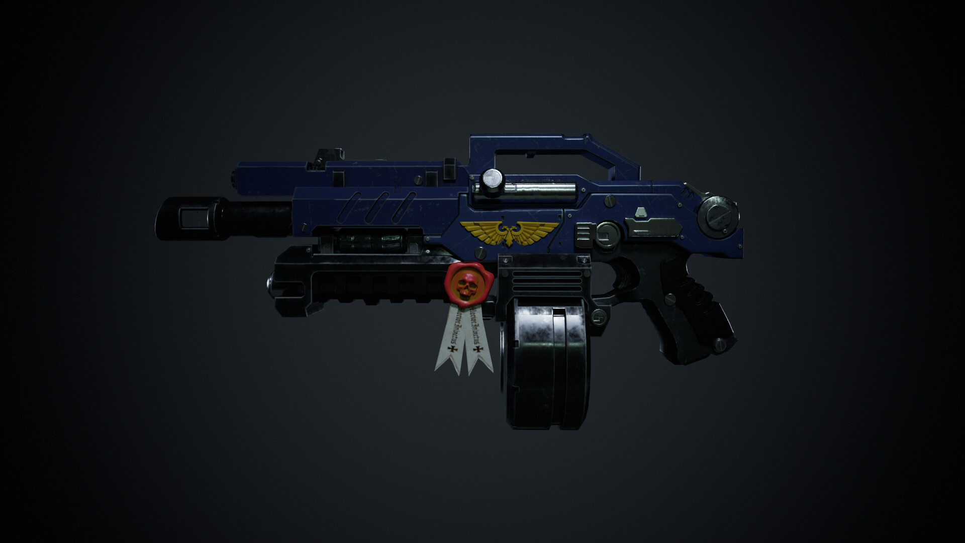 ArtStation - WH40K - Bolter MK IV (Fan art)