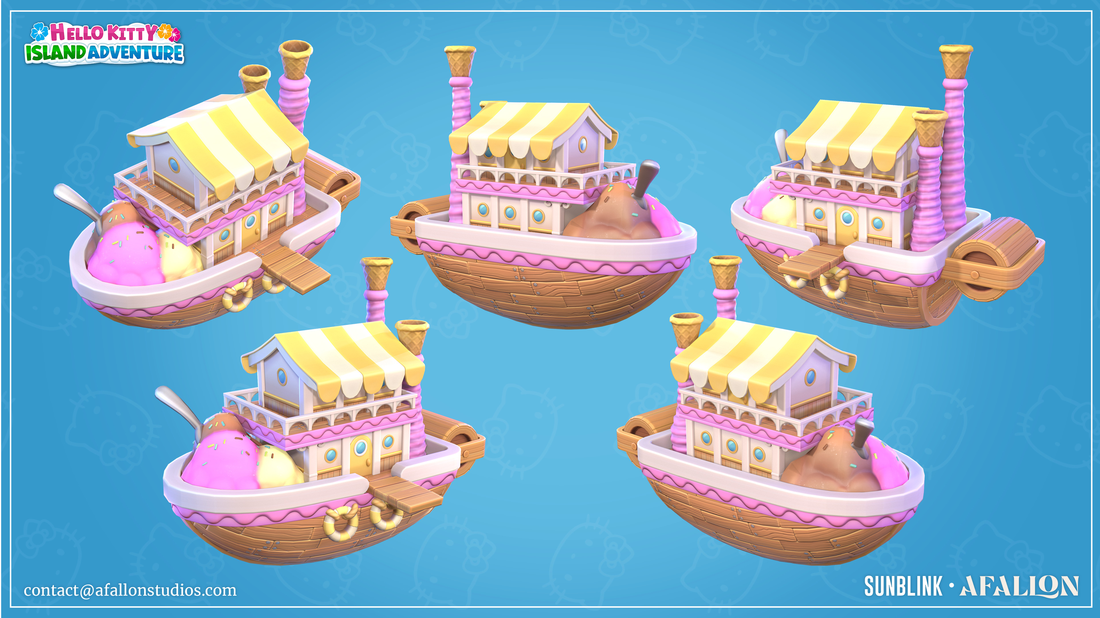 Fernando Quinn | Afallon - Hello Kitty Island Adventure - Dessert Boat