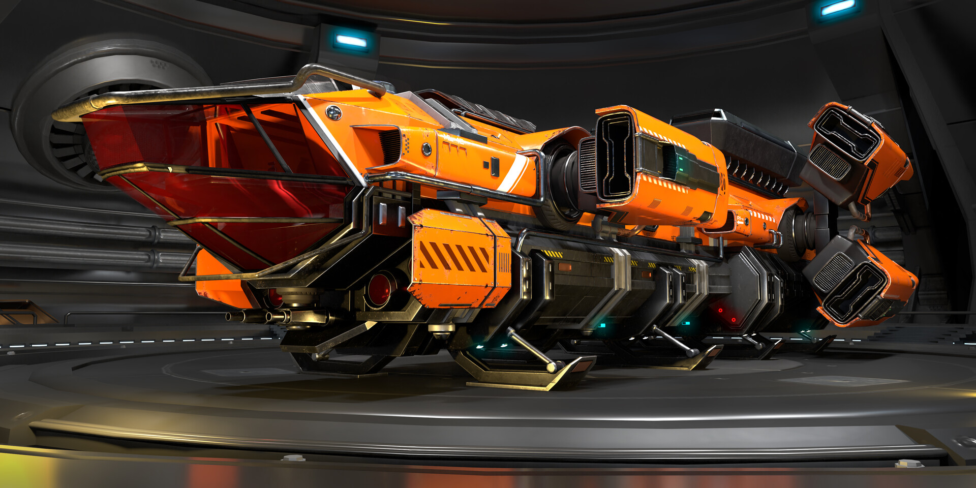 Red Apple Technologies - Sci-fi - modular spaceship